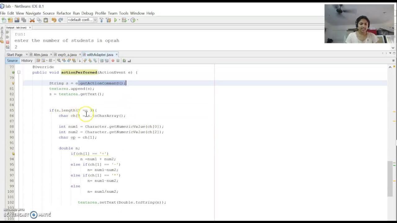 calculator using awt - YouTube