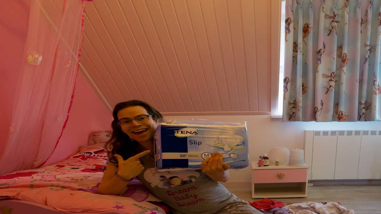 Abdl Tena Ultima Confioair Medium Adult Diapers Review Youtube