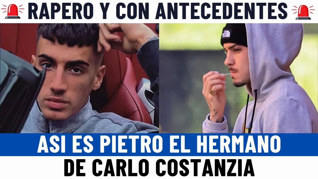 🔴 RAPERO y CON ANTECEDENTES en ESPAÑA: así es PIETRO COSTANZIA el ...
