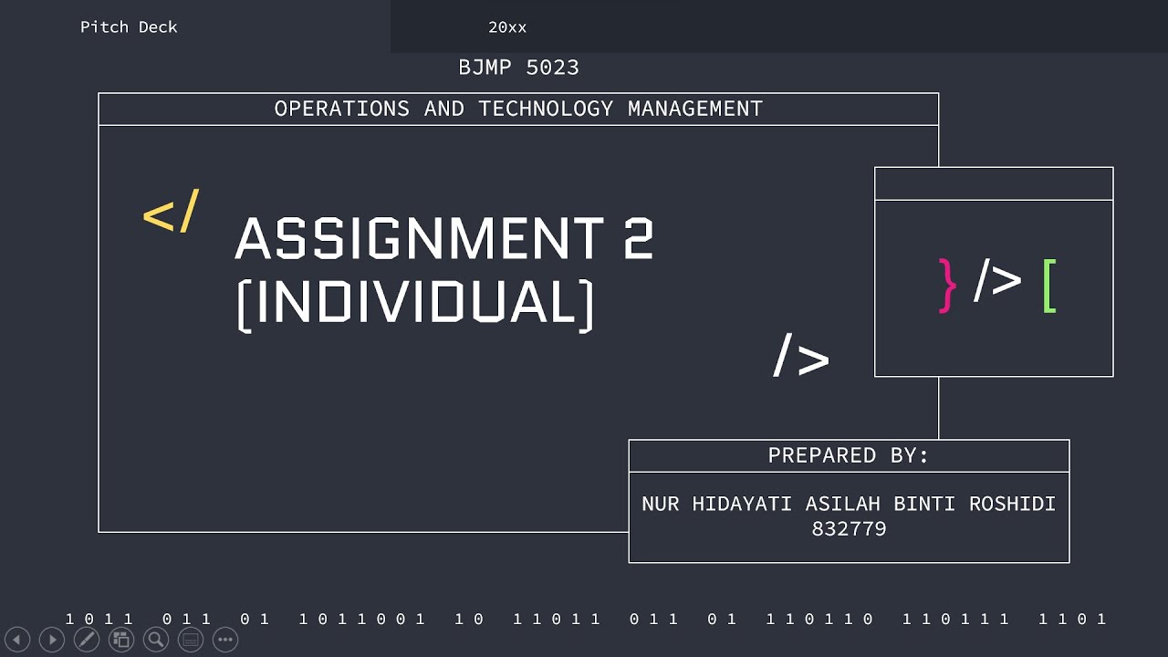 BJMP 5023 OPERATIONS AND TECHNOLOGY MANAGEMENT | INDIVIDUAL ASSIGNMENT 2 - YouTube