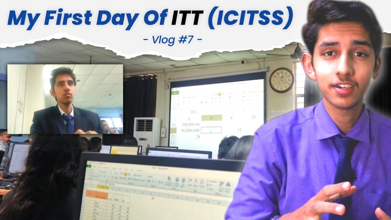 My First Day Of ITT 🔥 | ICAI Information Technology Training | CA Life ...