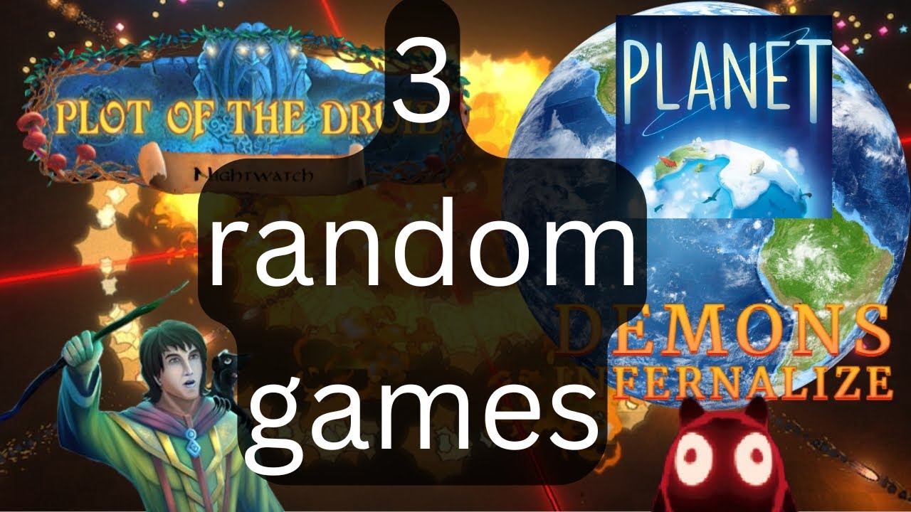 3 random games - YouTube