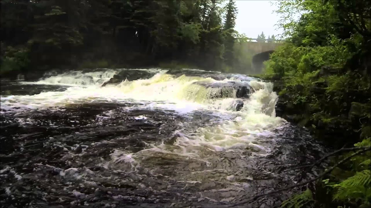 Porter Brook Falls (Northumberland County, New Brunswick, Canada) - YouTube