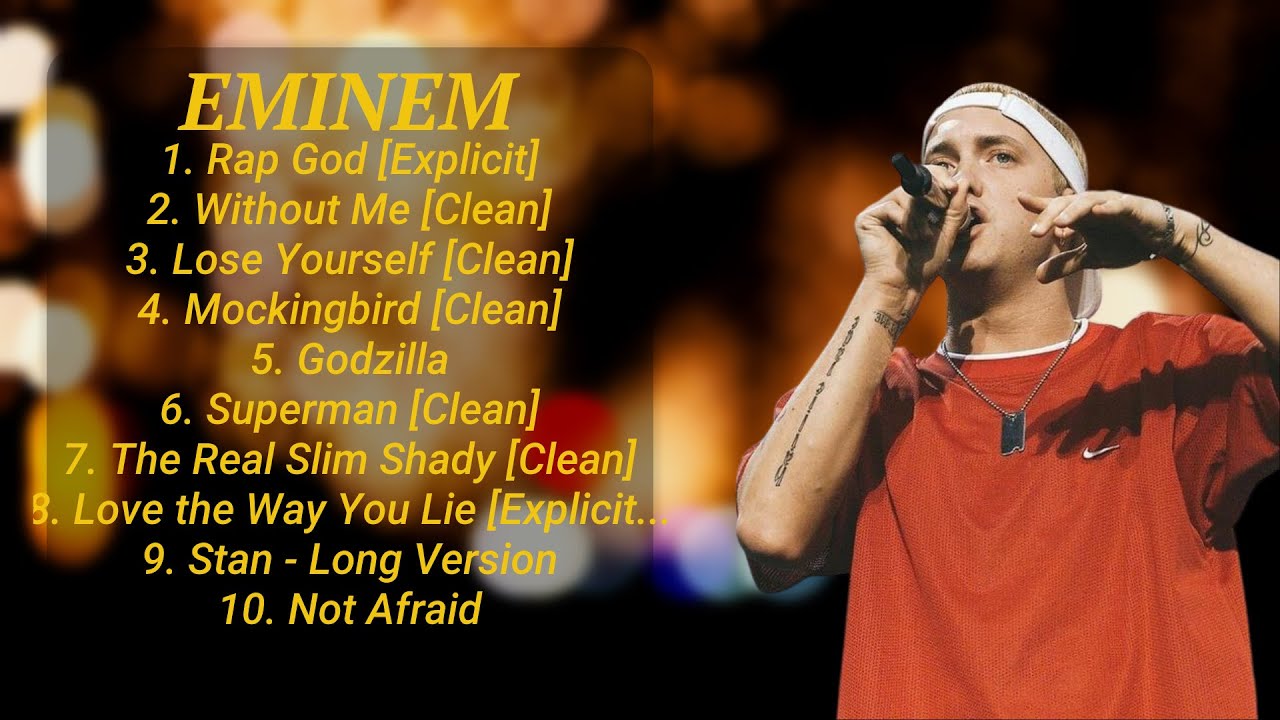 Eminem ~ Full Album of the Best Songs of All Time - Greatest Hits - YouTube