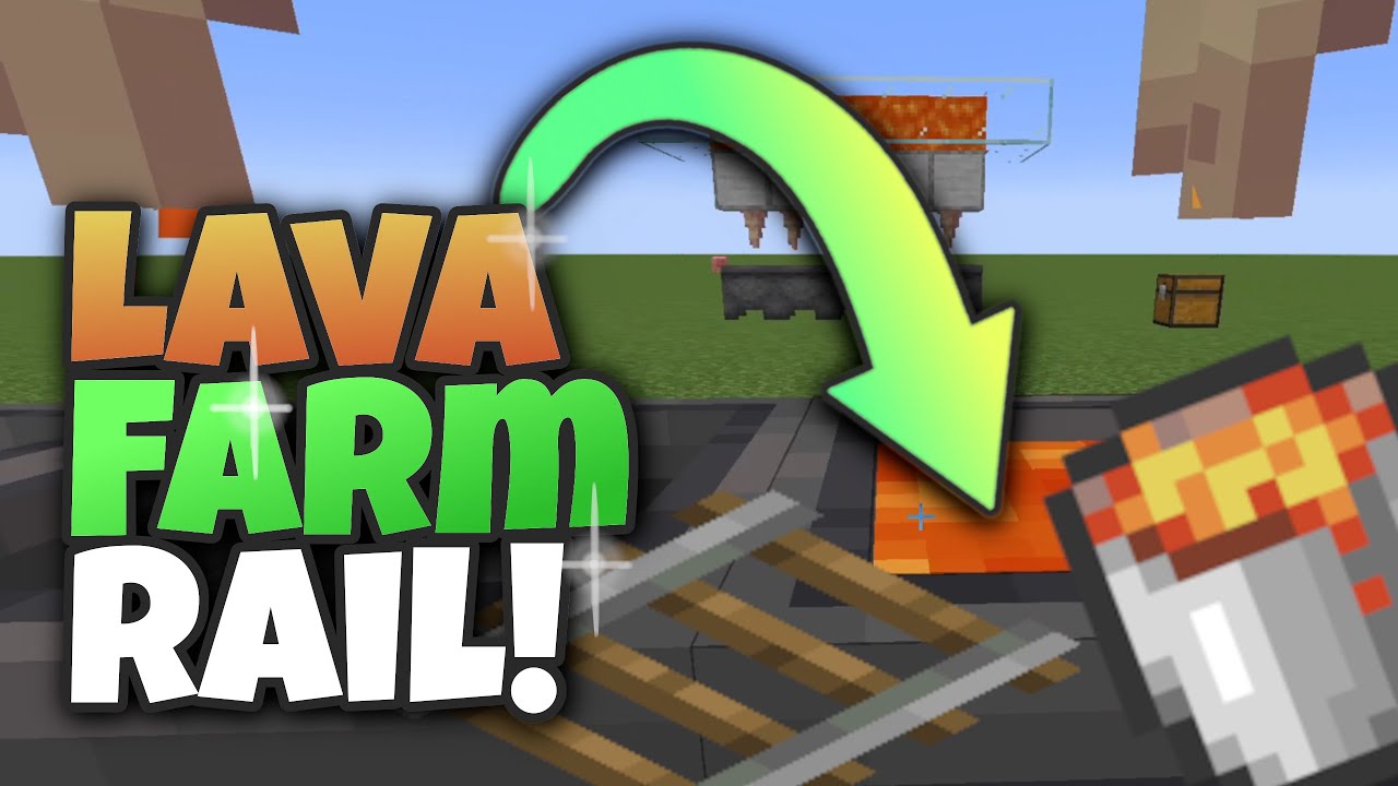 Lava Farm with Rail Collector System 1.21 #minecraft - YouTube