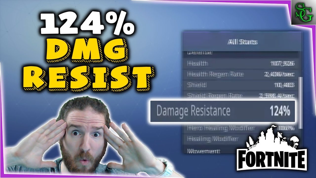 Fortnite - 124% Damage Resistance GOD MODE!?!? - How it Works - YouTube