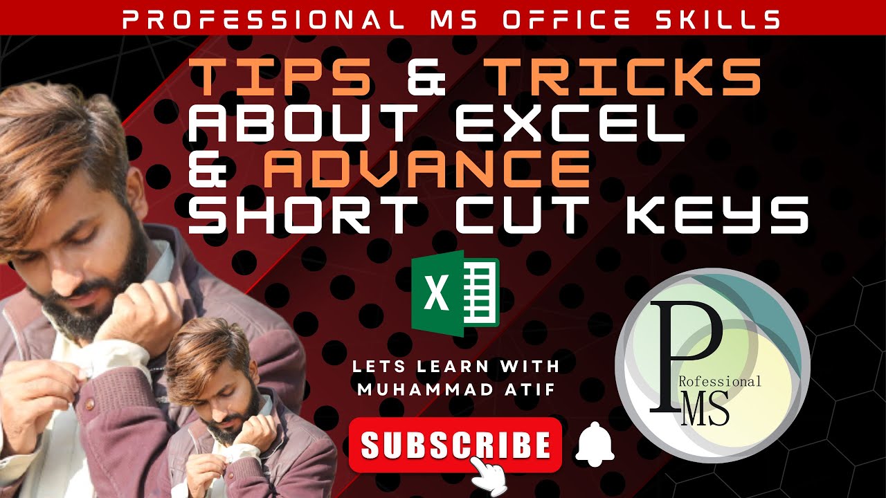 Tips & Tricks about Excel work & advance short cut keys - YouTube