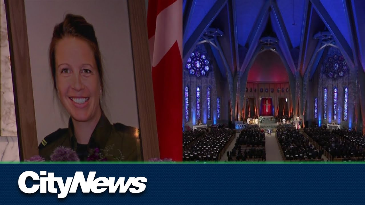 Funeral for fallen Quebec provincial police officer Sgt. Maureen Breau ...