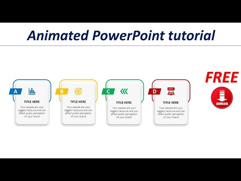 11- 4 Steps infographic PowerPoint I PowerPoint animation tutorial I ...