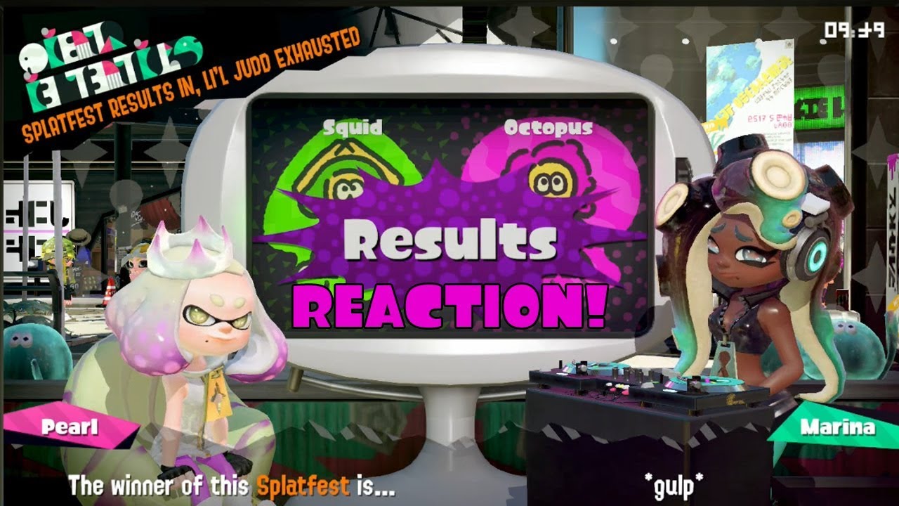 Splatoon 2 Splatfest #14 (Squid VS Octopus) Results Reaction - YouTube