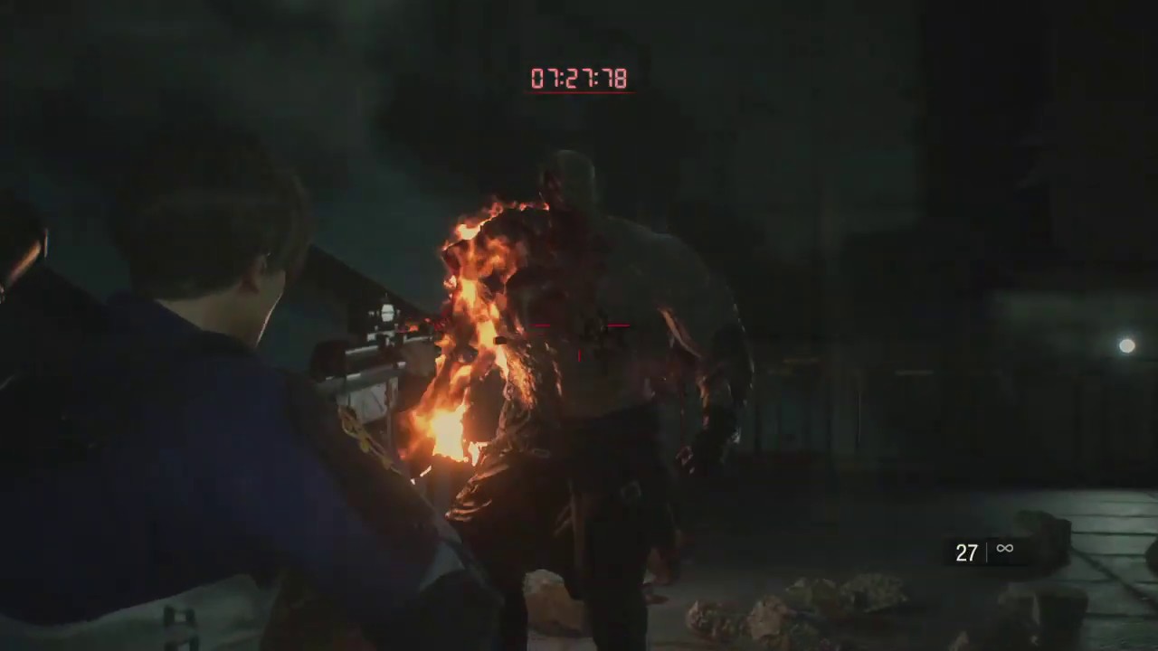 RE 2 Remake - Super Tyrant Final Boss Fight No Damage (Hardcore Mode ...