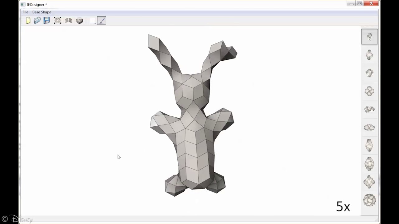 Interactive Surface Design with Interlocking Elements - YouTube