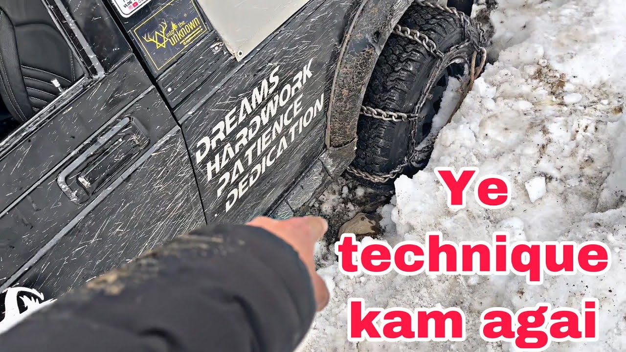 Gypsy got stuck badly in snow | But this technique worked - YouTube