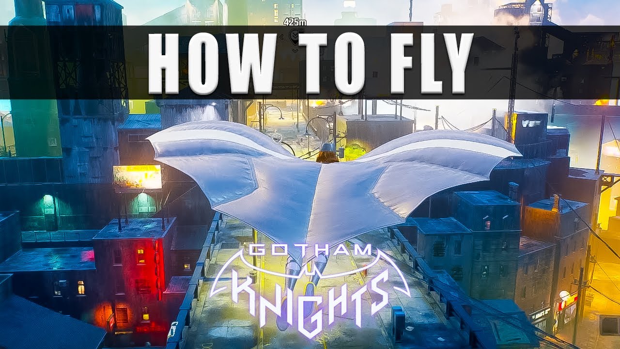 Gotham Knights how to unlock Glider or Wingsuit - How to fly - YouTube