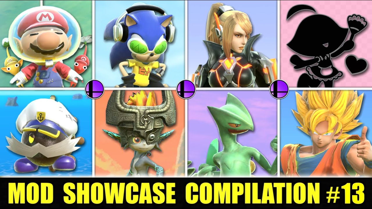40+ Mods for SUPER SMASH BROS ULTIMATE! (Compilation #13) - YouTube