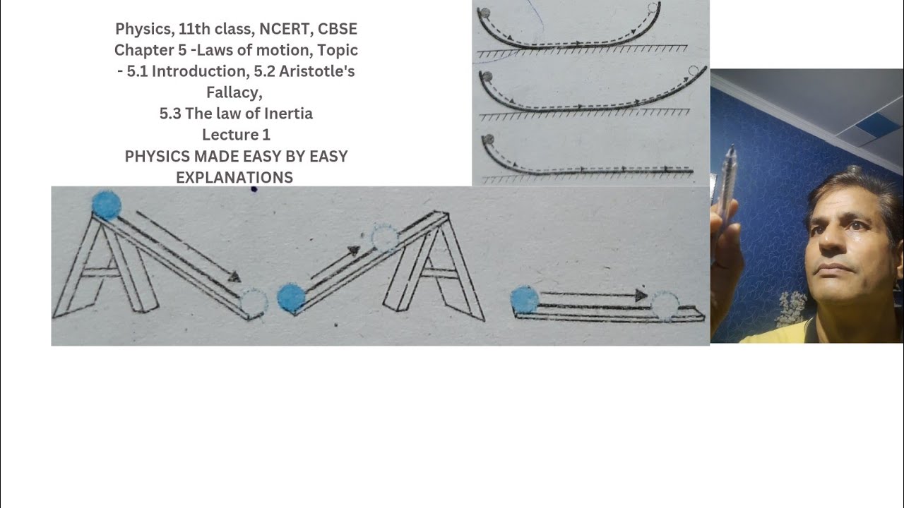 Physics 11th class, NCERT, CBSE, Chapter - 5 Laws of Motion, Topics - 5.1, 5.2, 5.3, Lecture 1 ...