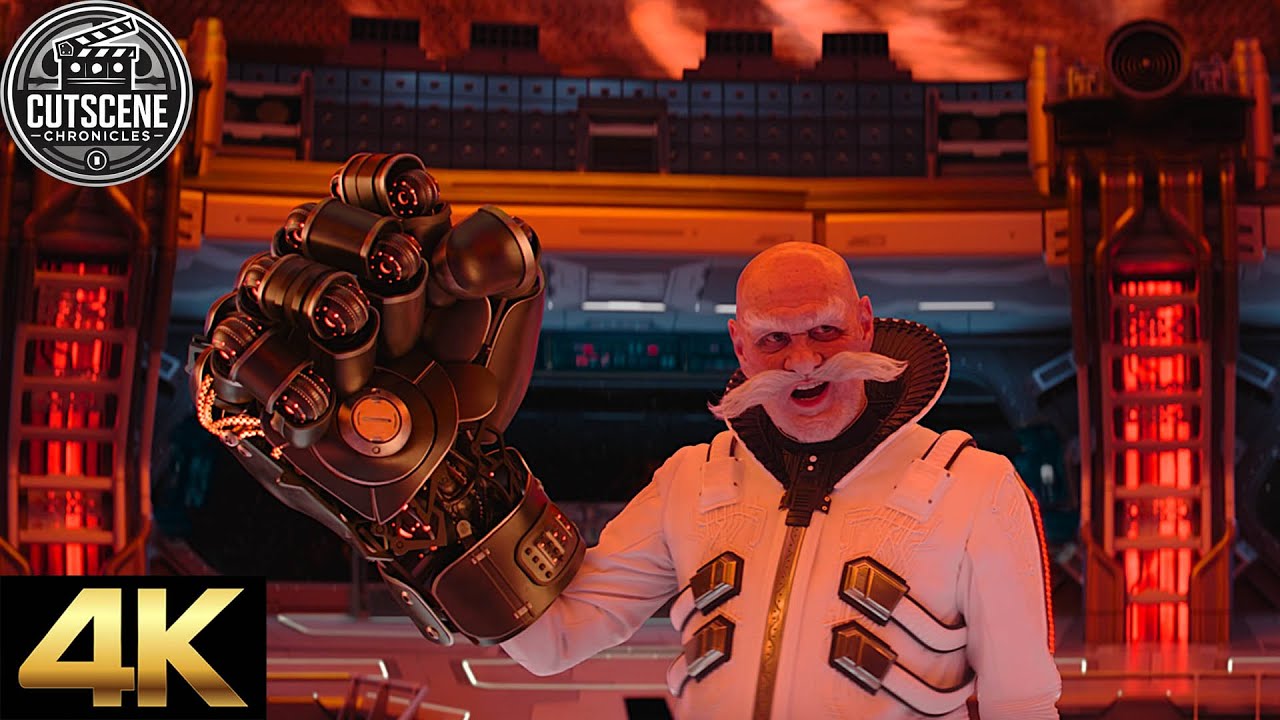 [4K UHD] Ivo Robotnik VS. Gerald Robotnik Epic Showdown CUTSCENE ...