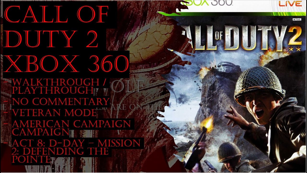 Call Of Duty 2 Xbox 360 (Veteran) Gameplay Walkthrough Act 8 + Mission ...