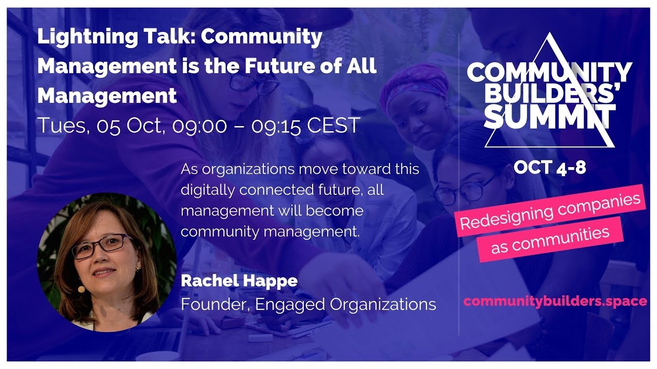 Community Management is the Future of All Management - YouTube