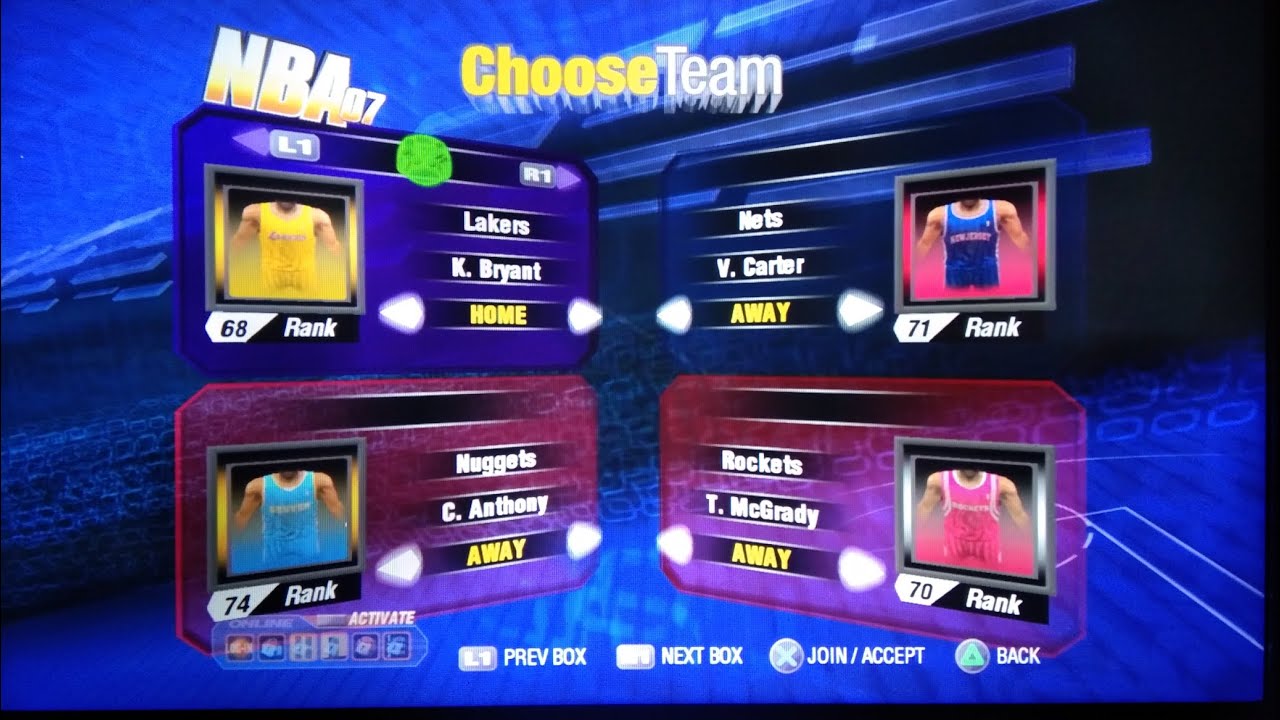 NBA 07 (PS3) | Mini Games - Own The Court - YouTube