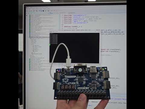 FPGA(BASYS 3, VItis) - Interrupt(btn,sw,Uart) - YouTube