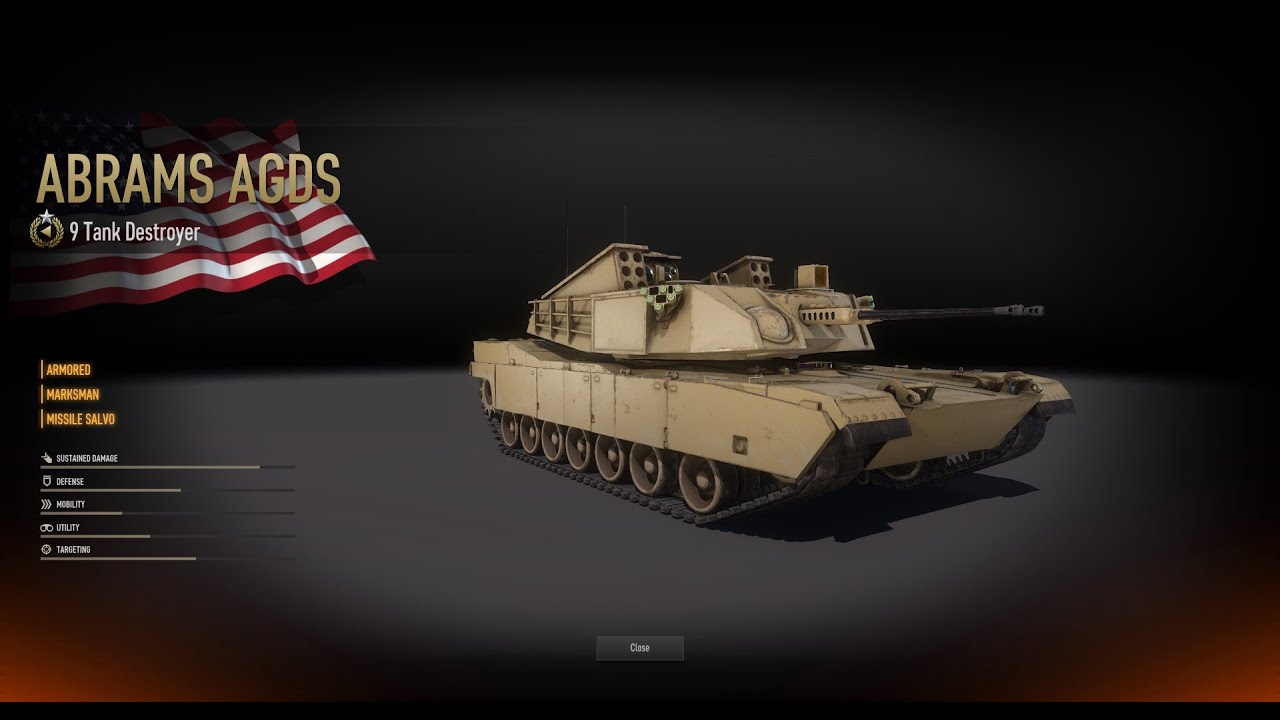 Armored Warfare - Tier 9 Abrams ADGS TD on Quarterback - YouTube