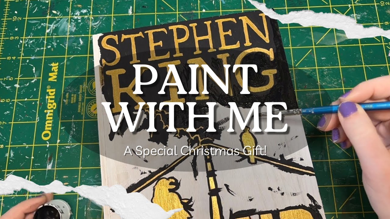 let’s paint a book box! - YouTube