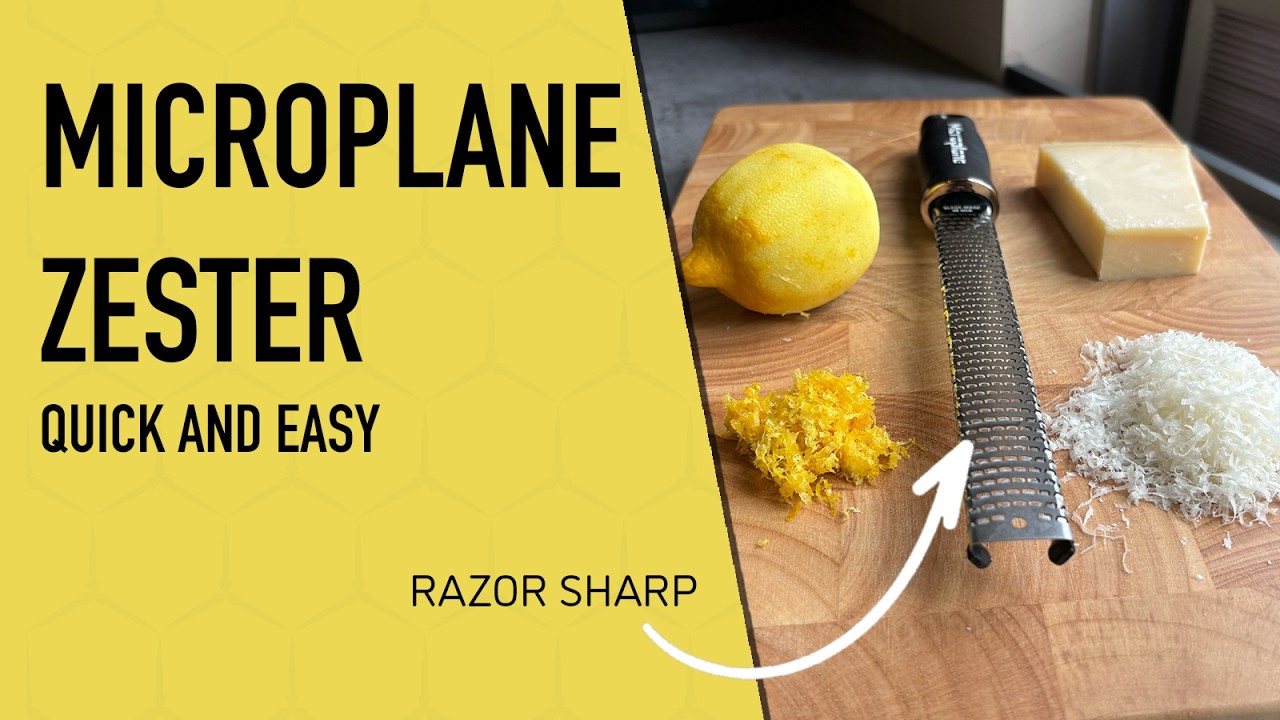 Microplane Zester Review | How to zest a lemon - YouTube