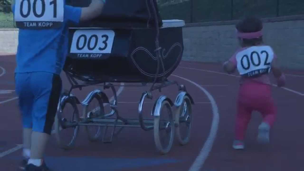 Crossing the Finish Line Baby #3 Announcement - YouTube