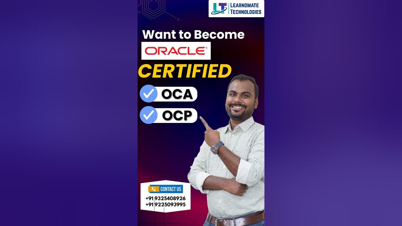 🎓 Oracle Certification (OCA + OCP) | Pass with 100% Guarantee ...