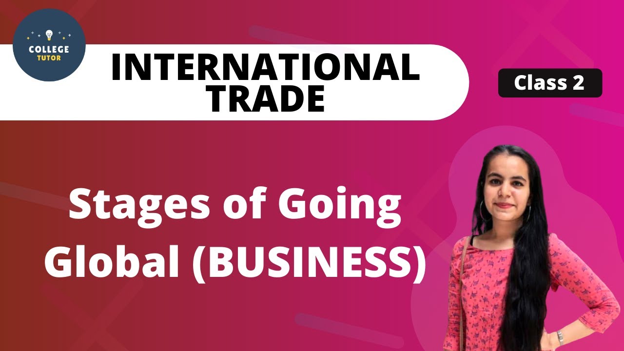 Steps of Going Global | ERPG Framework | International Trade Revision ...