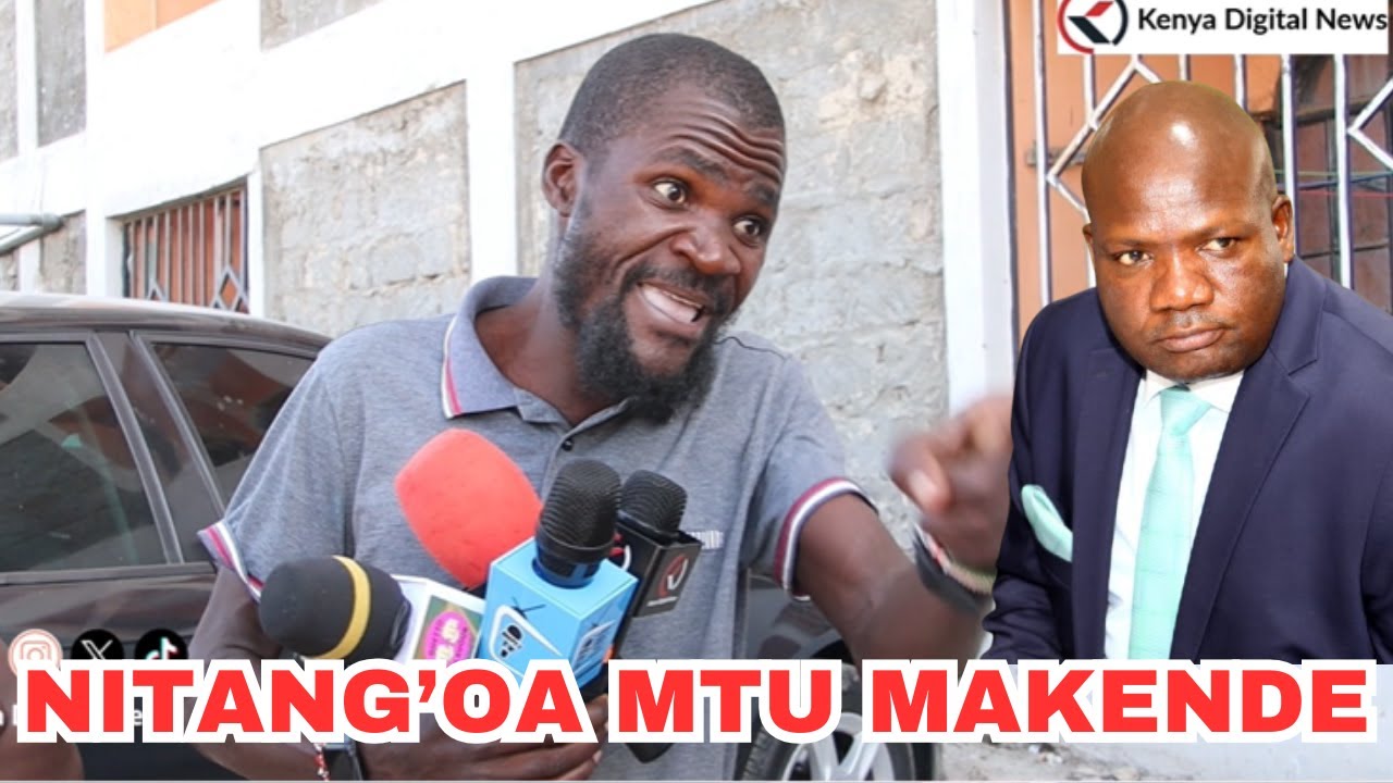 NITAKATA MTU MAKENDE NA JEMBE! Unbowed Nuru Okanga destroys Kakamega ...