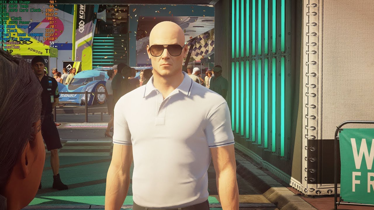 Hitman 2 | RYZEN 5 2600 | RTX 2070 8GB | (1080P, 1440P, 2160P) Ultra ...