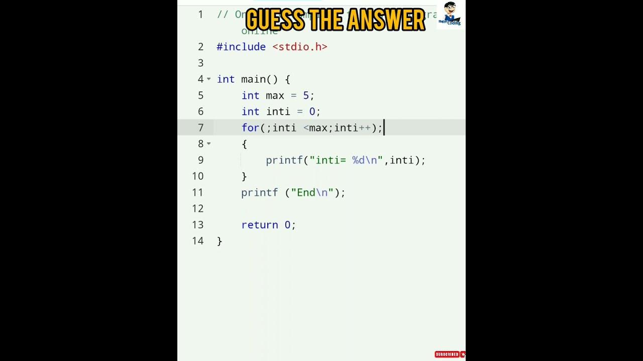 Guess The Output For This Program Happycoding Cprogramming Programming Tamil Shorts 