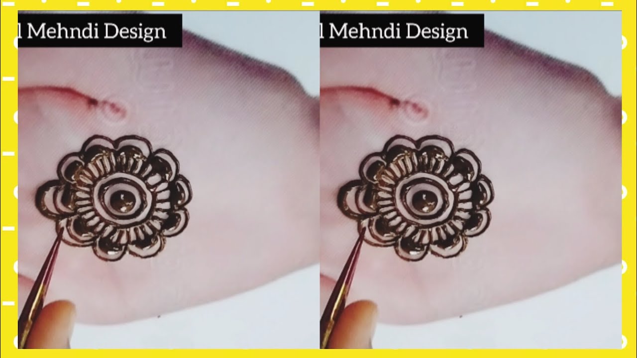 Simple Bunch Mehndi Design| Beginners Bunch Mehndi Design| Bunch Mehndi ...
