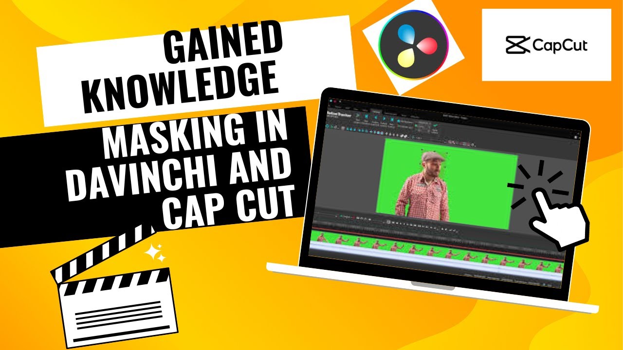 how to do masking in davinci resolve and cap cut - YouTube