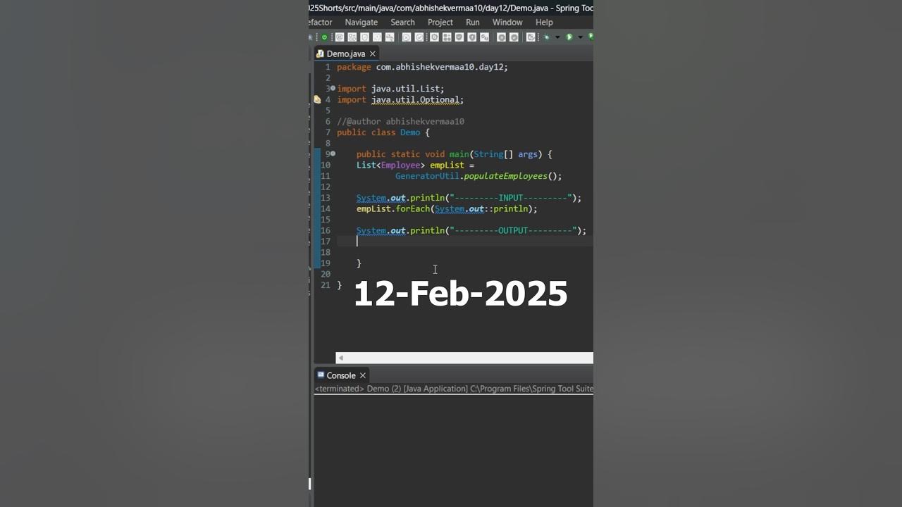 Day-43: Find first element using Streams in Java #shorts #java - YouTube