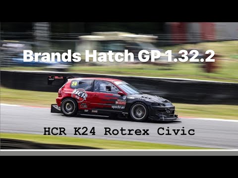 Brands Hatch GP CTCRC Thunder Saloons Lap Record- 1:32.2 HCR Civic - YouTube