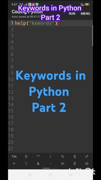 Python Programming Keywords In Python Educational Coding Python 7691