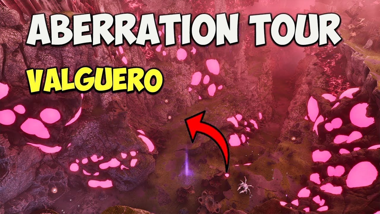 Valguero: ABERRATION CAVE on ARK SURVIVAL ASCENDED Location & Tour ...