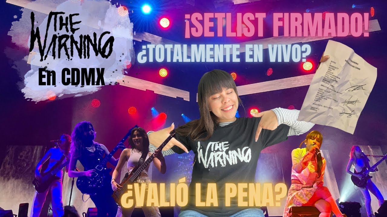 THE WARNING EN CDMX ¡DR. SIMI AL ESCENARIO! ¿LAS CONOCÍ? ¡MERCH PIRATA ...
