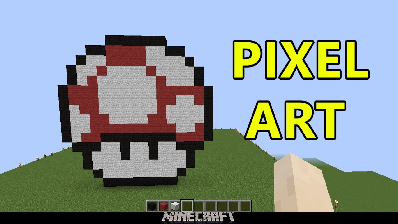 Modelli Di Pixel Art Di Minecraft Mario Fungo Mario Power Up Pixel