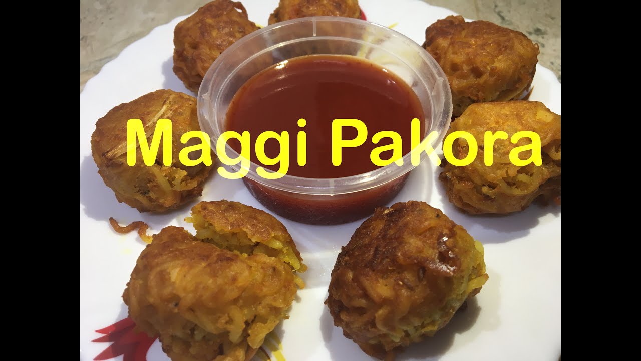 Maggi Pakora Recipe | Masala Maggi Pakoda | Quick & Easy Evening Veg ...