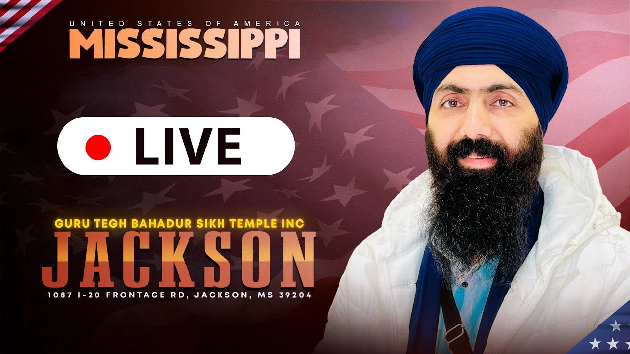 Live.. Jackson, Mississippi, USA.. Baba Banta Singh Ji Katha - YouTube