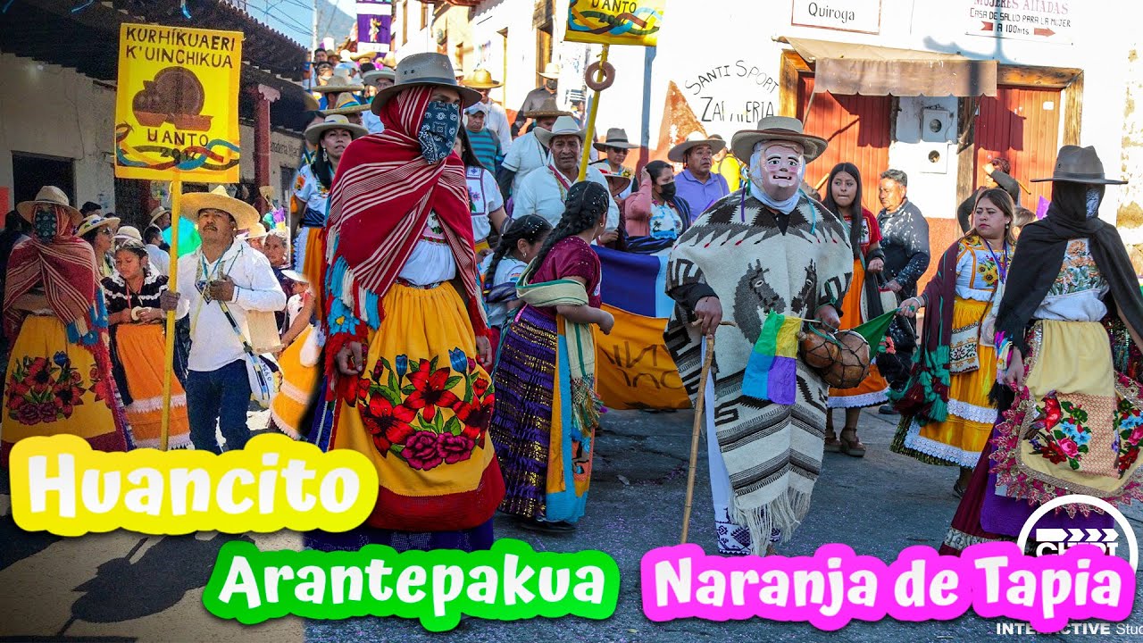 Arantepacua, Huancito, Naranja de Tapia y mas Comunidades En el año Nuevo Purepecha Eronga 2023 ...
