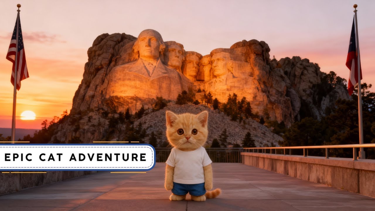 The Cat Who Climbed Mount Rushmore 🐾⛰️ | Epic Monument Adventure - YouTube