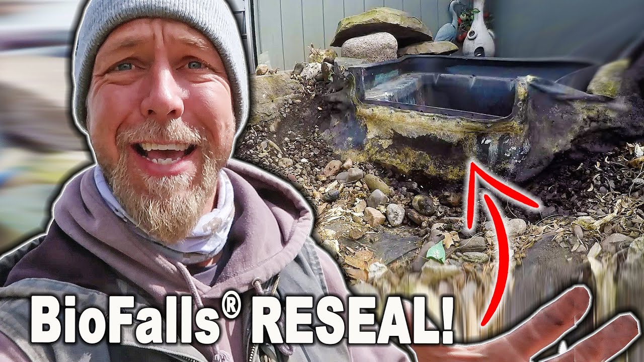 How to Fix Leaks and Reseal a Waterfall - Aquascape BioFalls® - YouTube