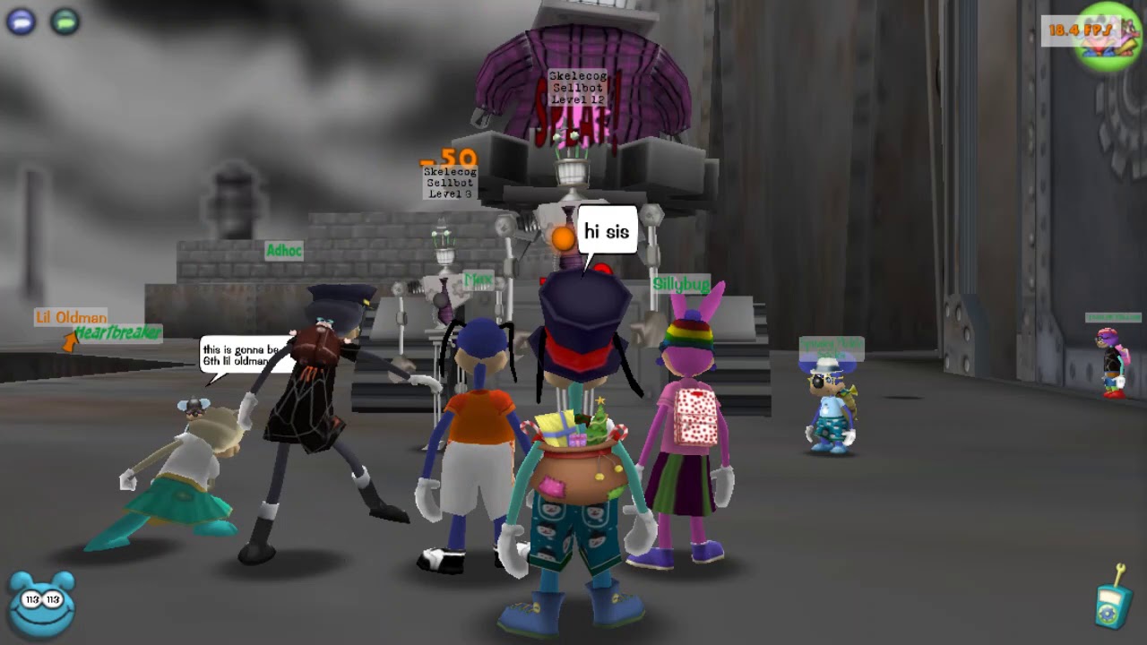 Toontown Rewritten Cosechador Junior Earns His 3rd Sellbot Suit Laff ...
