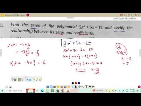 #cbse10 #polynomials part=1 - YouTube
