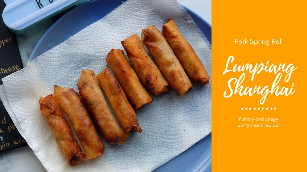 Lumpiang Shanghai (Pork Spring Roll) - YouTube